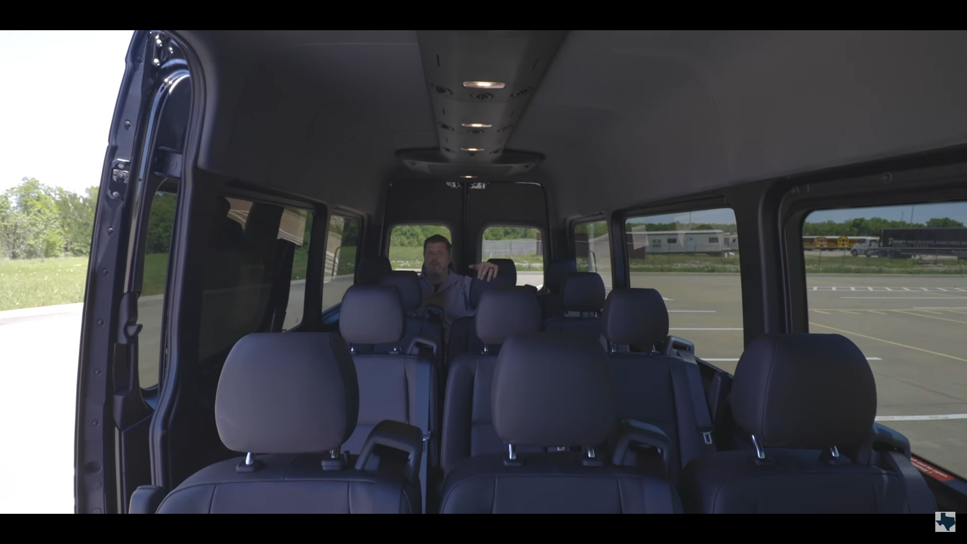 12 Passenger Mercedes Sprinter Interior